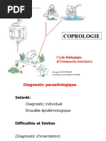 Examen Parasitologique des Selles | PDF