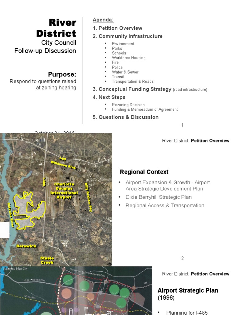 River District Zoning Hearing Overview | PDF | Infrastructure ...