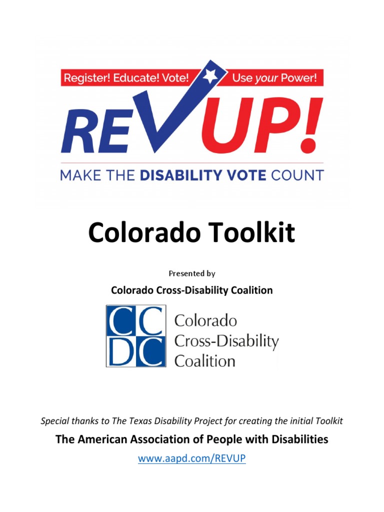 Revup Toolkit Co | PDF | Voter Registration | Polling Place