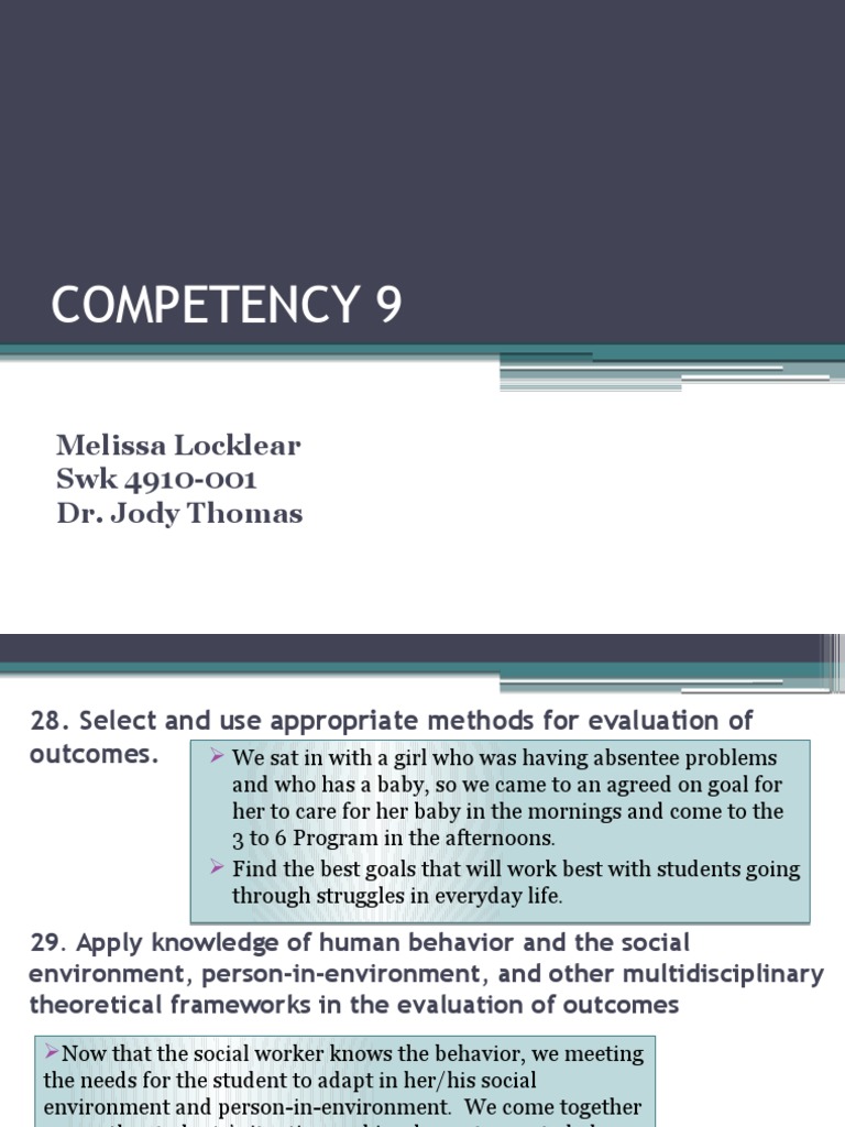 Competency 9 | PDF