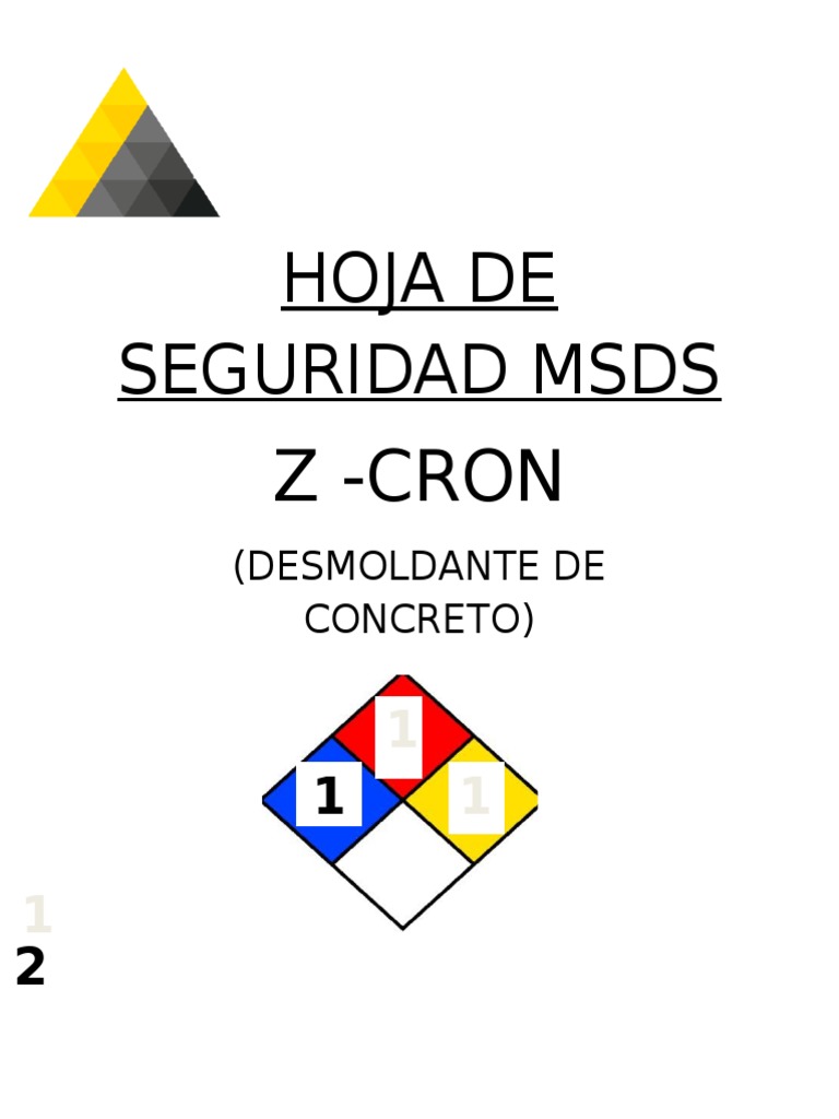 Hoja de Seguridad Msds | PDF