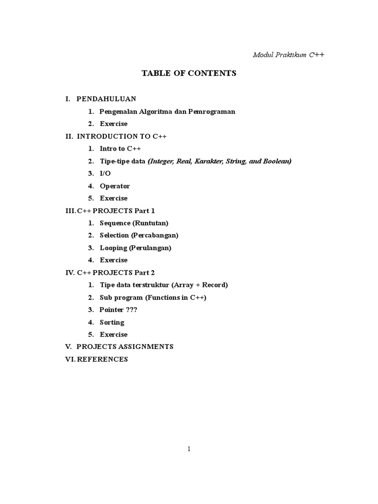 Modul Algoritma & Strukdat 1 | PDF