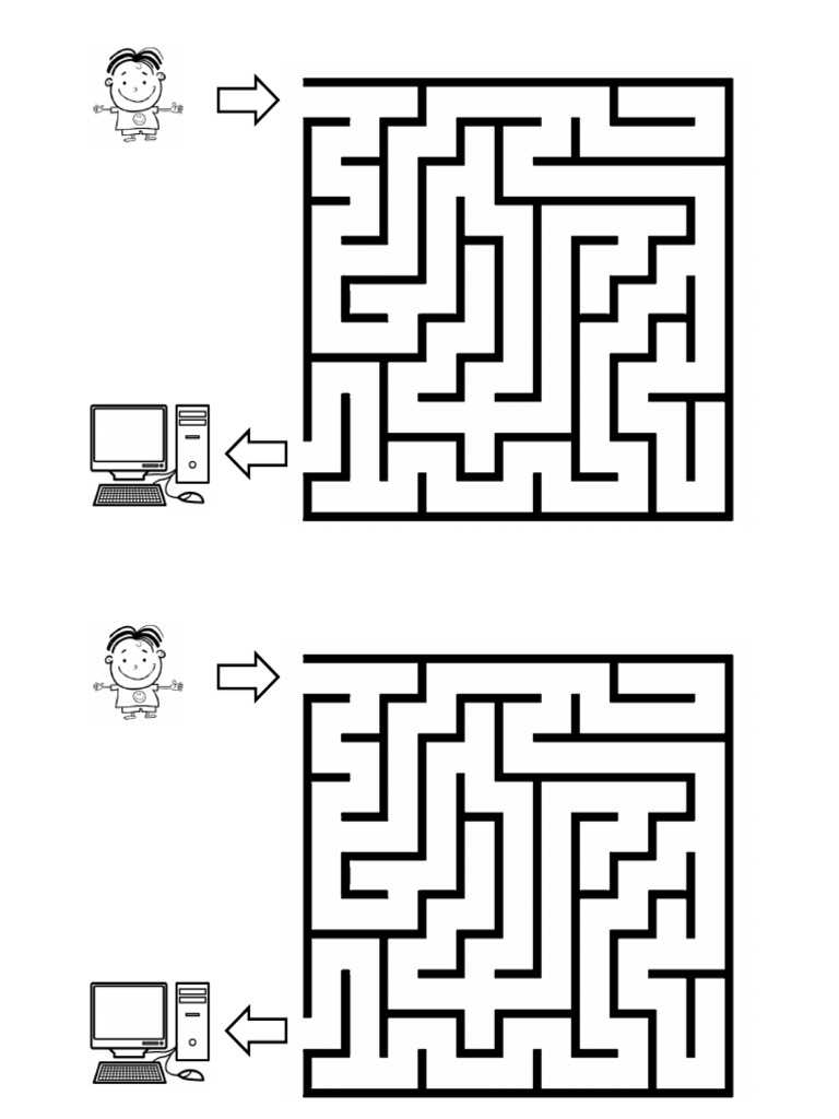 Ejercicio Laberinto Encontrar Computadora