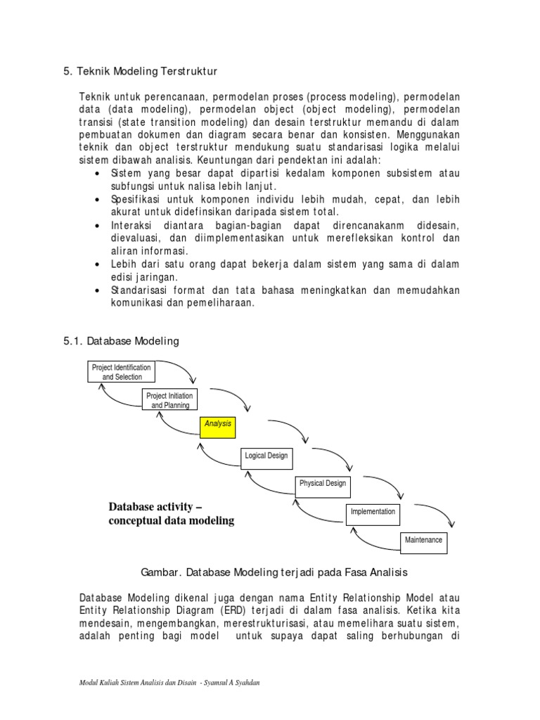 Database Modeling (ERD-ERM) PDF | PDF