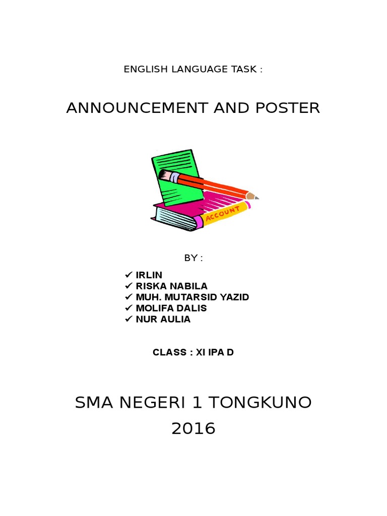 English Language Task Pdf