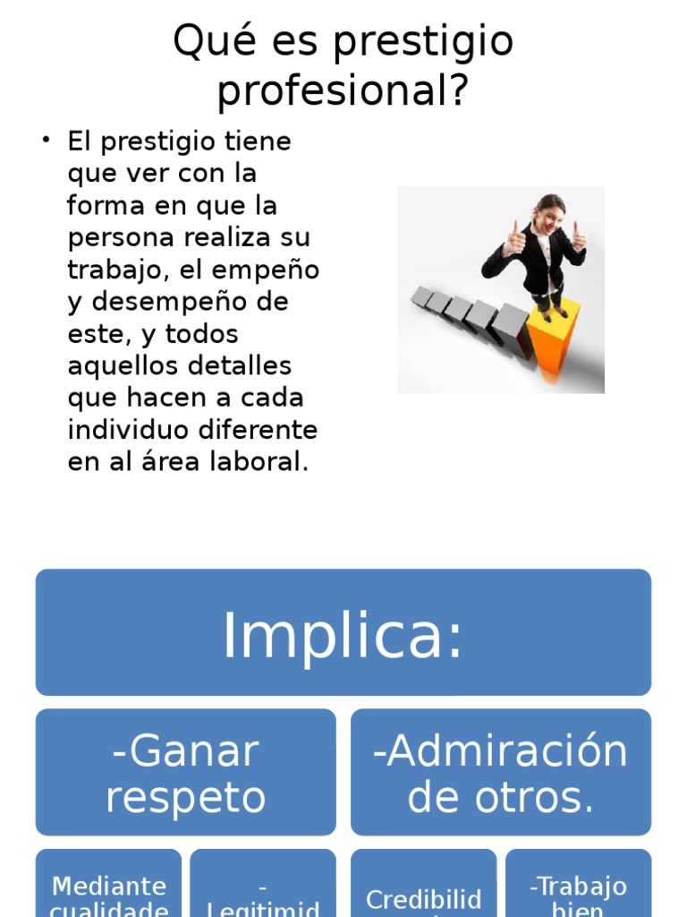 Prestigio Profesional | PDF | Science | Ciencia (general)