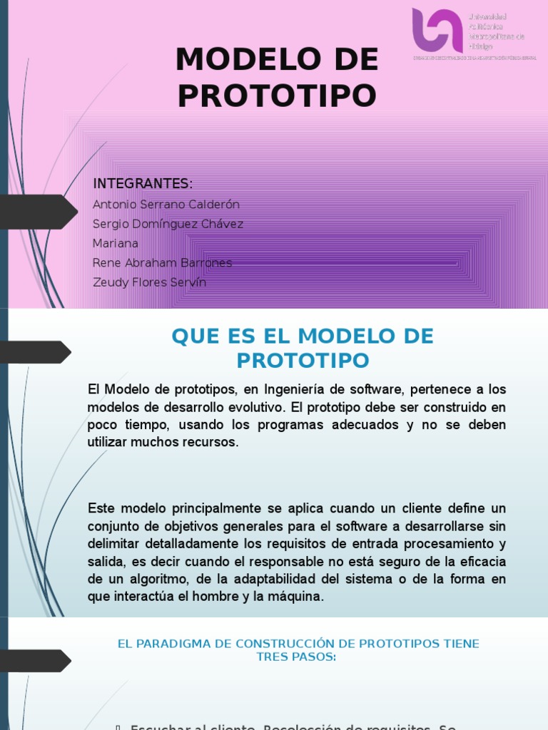 Modelo Prototipo ing en software | Ingeniería de software | Software