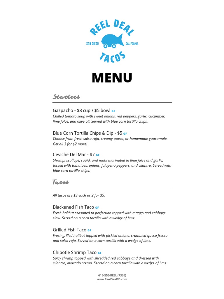 RDT Menu | PDF | Sports & Recreation | Cooking, Food & Wine