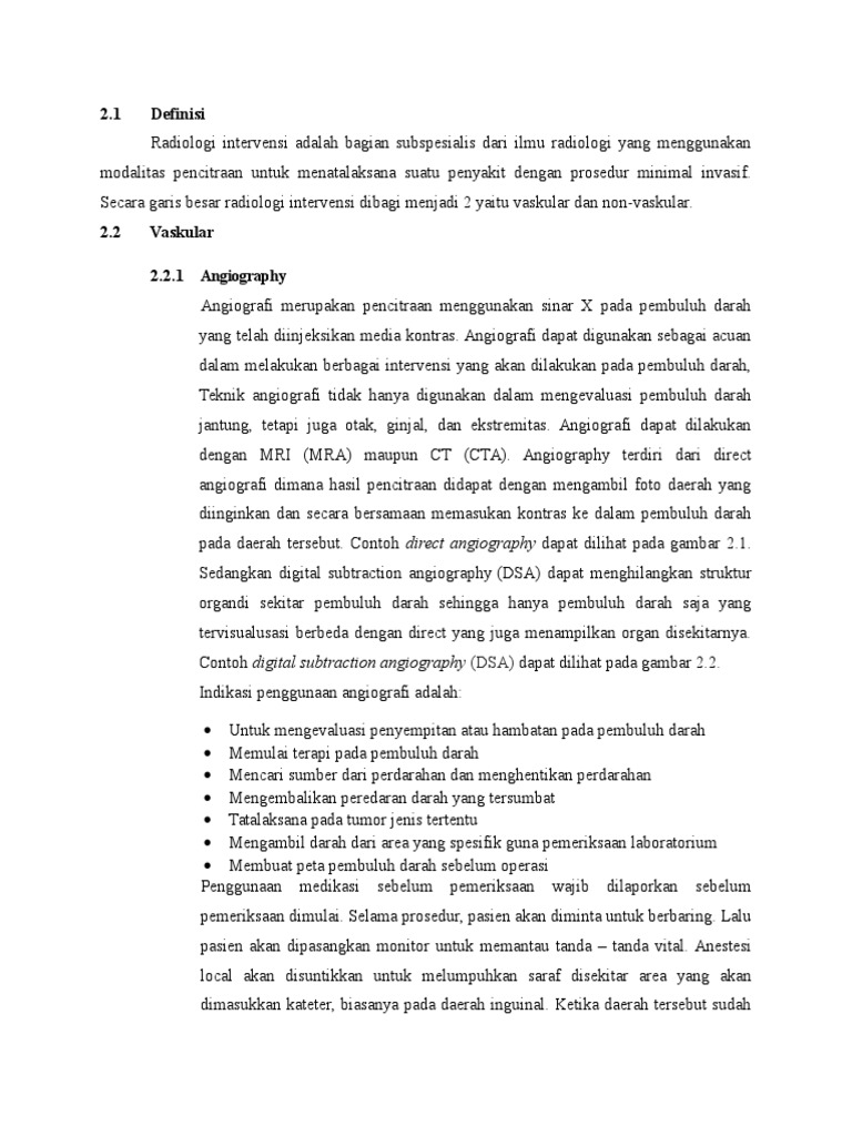 Radiologi Intervensi | PDF