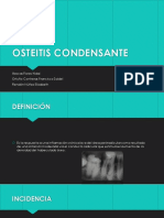 Osteitis Condensante | PDF | Hueso | Odontología