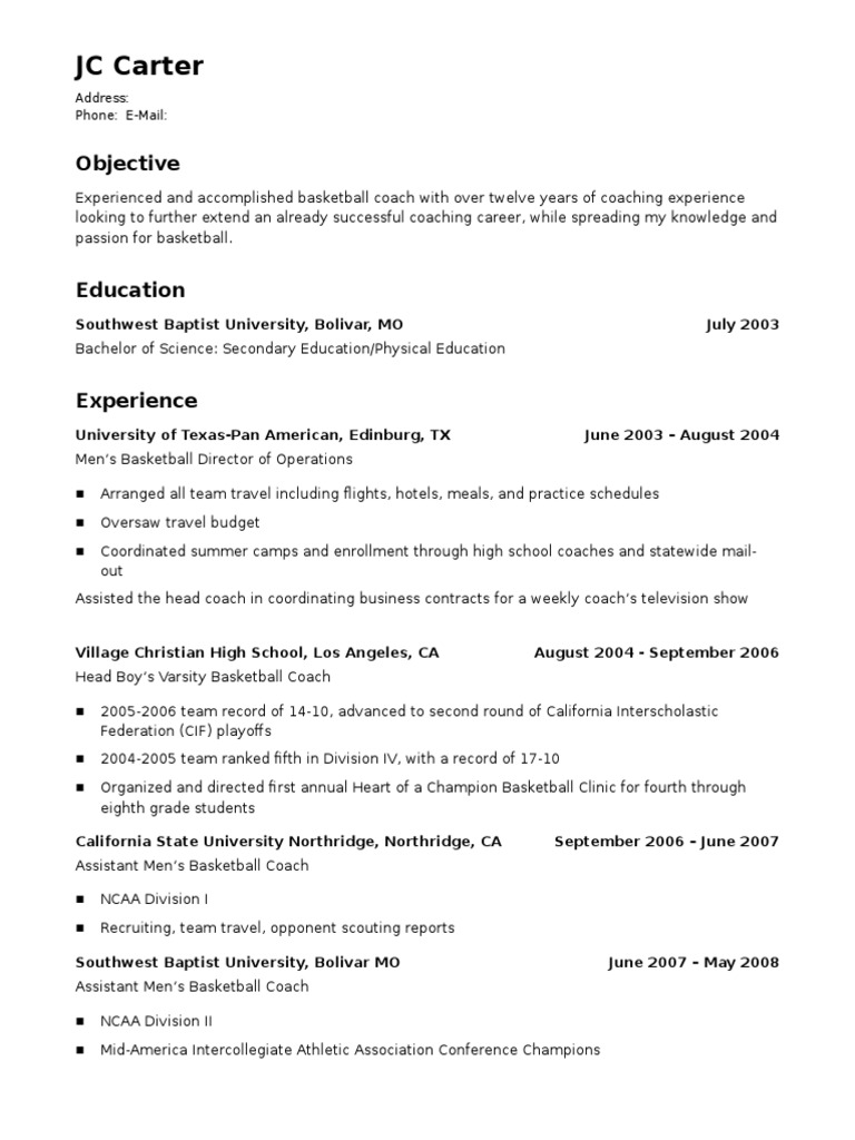 JC Carter Resume Revised 1 | PDF