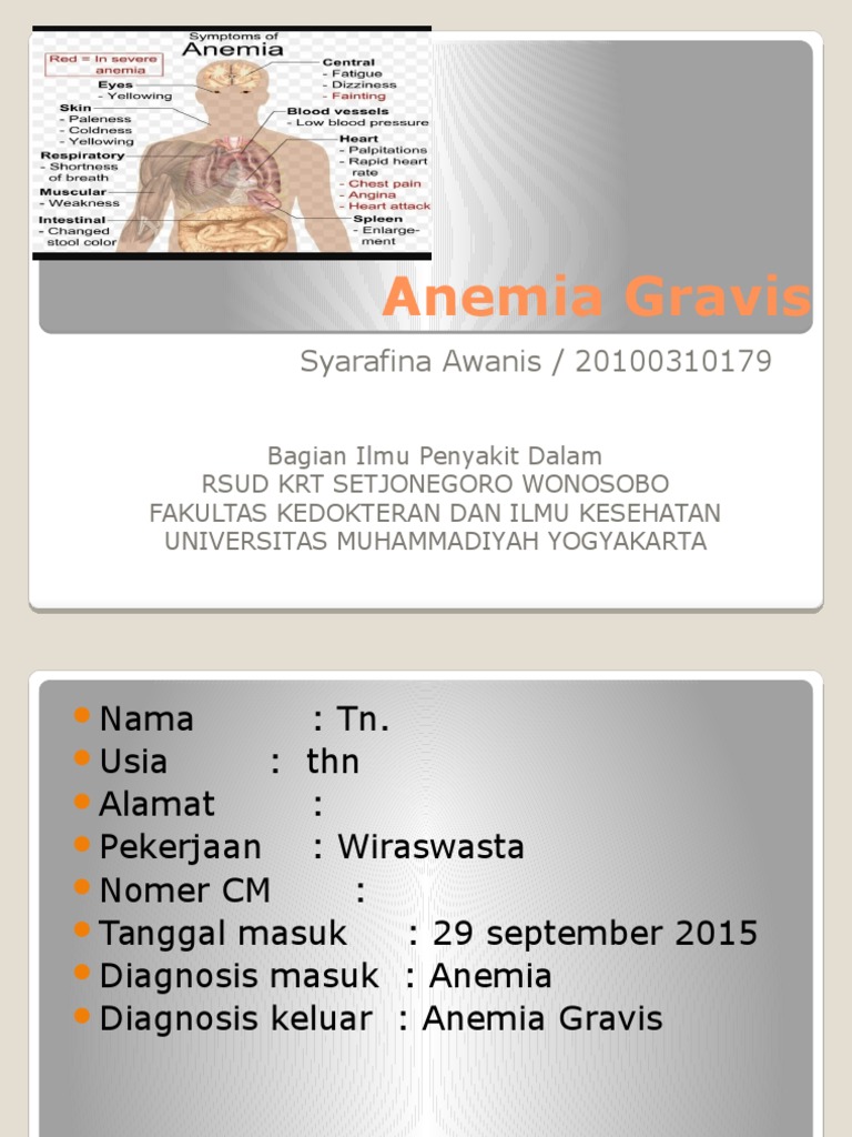 Anemia Gravis | PDF