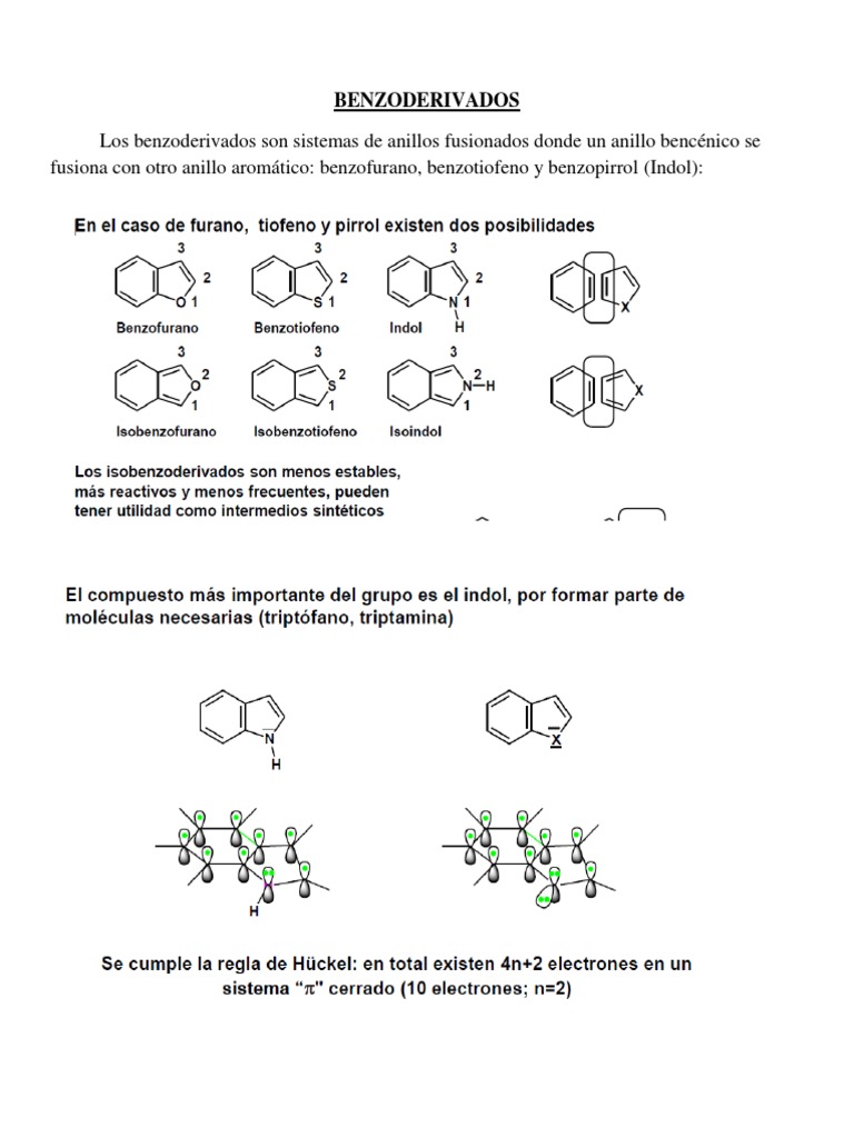 Benzoderivados y Síntesis de Indoles | PDF | Ciencia y matemáticas