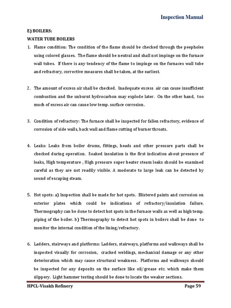 Static Equipment Inspection PDF | PDF