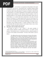 Doctrine of Lis Pendens | PDF | Lawsuit | Legal Concepts