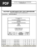 FAT Checklist | PDF | Calibration | Verification And Validation