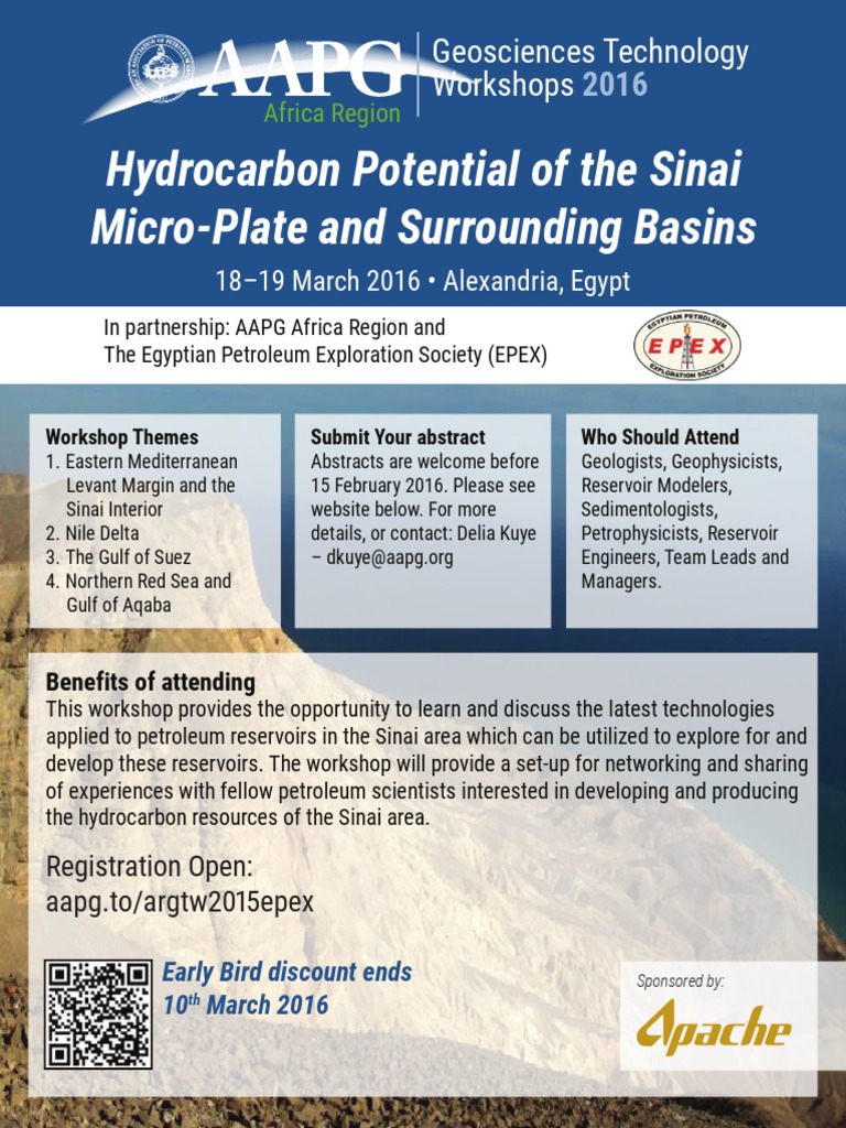 AAPG Alexandria GTW | PDF | Sinai Peninsula | Egypt
