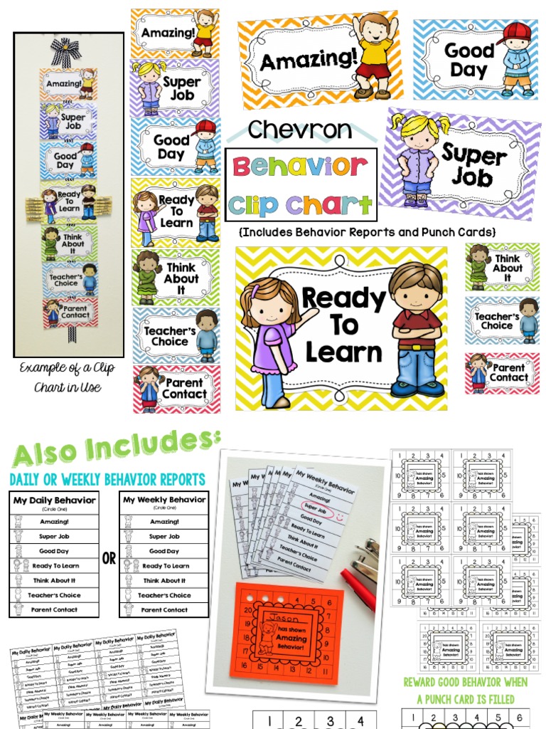 Demo Behavior Clip Chart System Chevron Style 1400876 | PDF