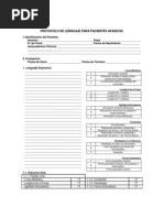 Mississippi Aphasia Screening Test (ESPAÑOL) | PDF