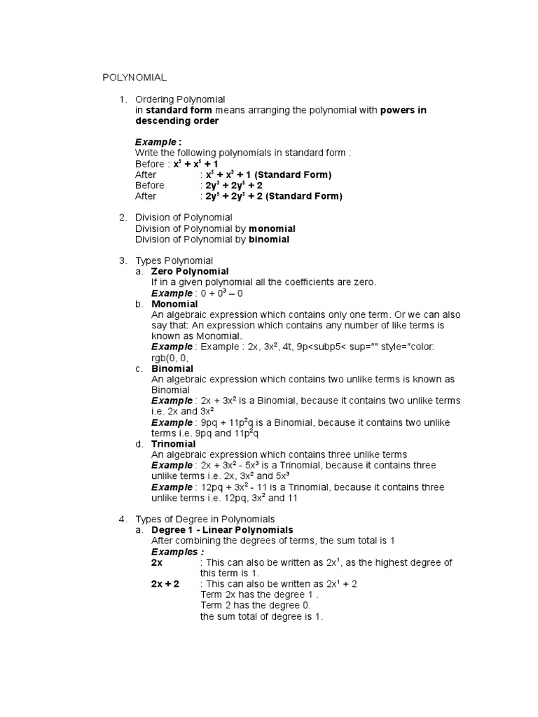 Descending Order: Example | PDF