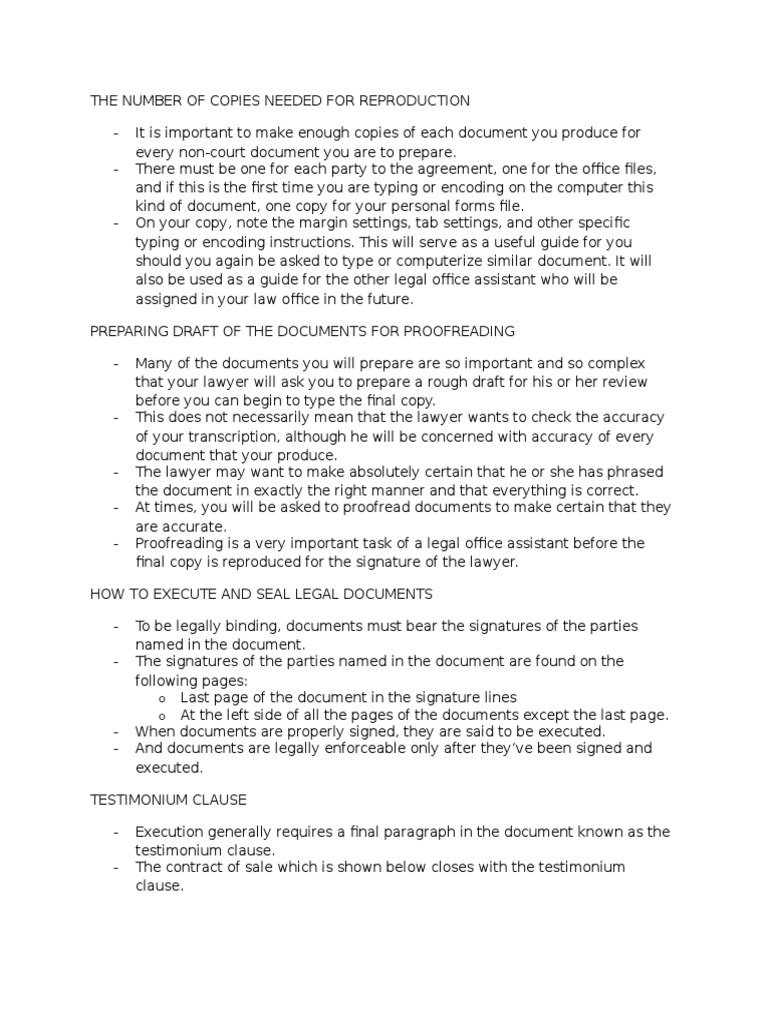 Preparing Accurate Legal Documents: Guidance on Titling, Signing ...