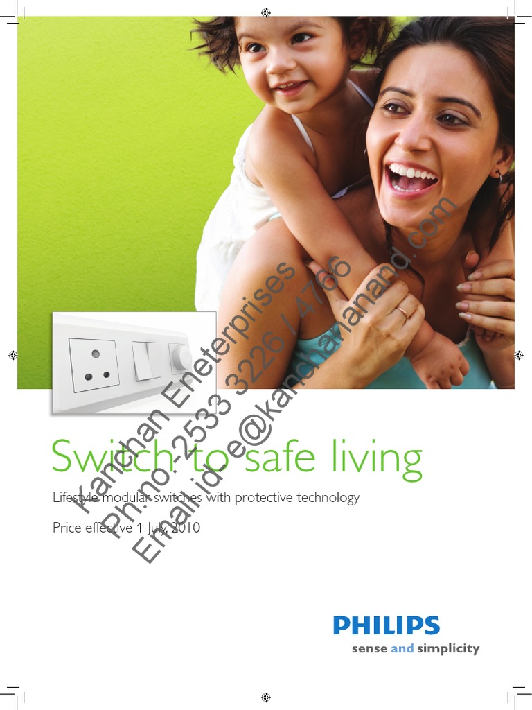 Philips Modular Switches Price List | PDF | Switch | Alternating Current