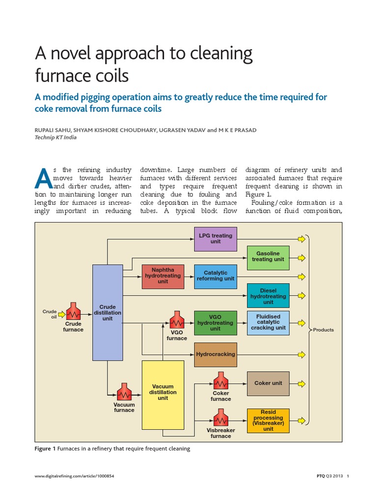 Cleaning Furnace Coils | PDF | Cracking (Chemistry) | Industries