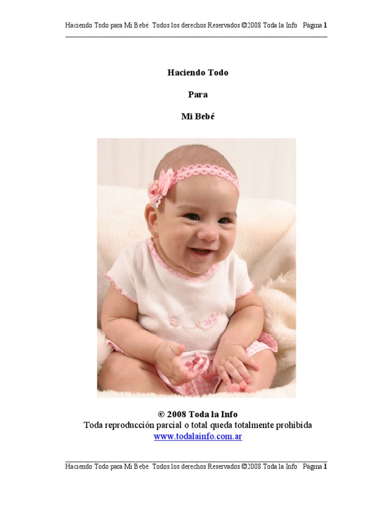 Todo para Mi Bebe | PDF | Máquina de coser | Ropa