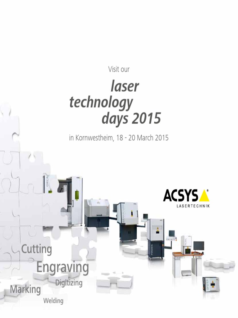 ACSYS Laser-Technology-Days Kornwestheim PDF | PDF
