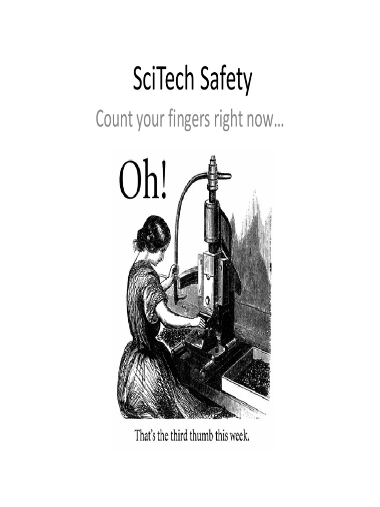 Sci Tech Safety Rules Current | PDF