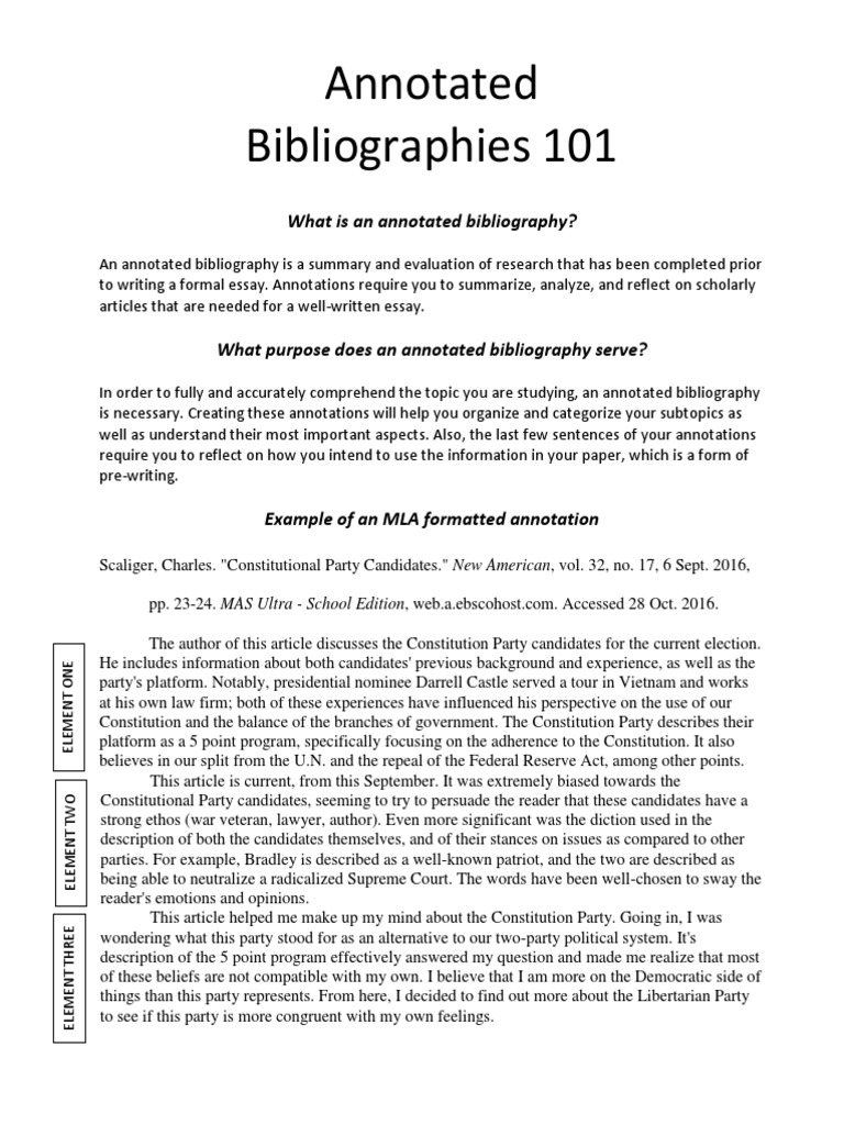 Understanding Annotated Bibliographies | PDF | Bibliography | Annotation