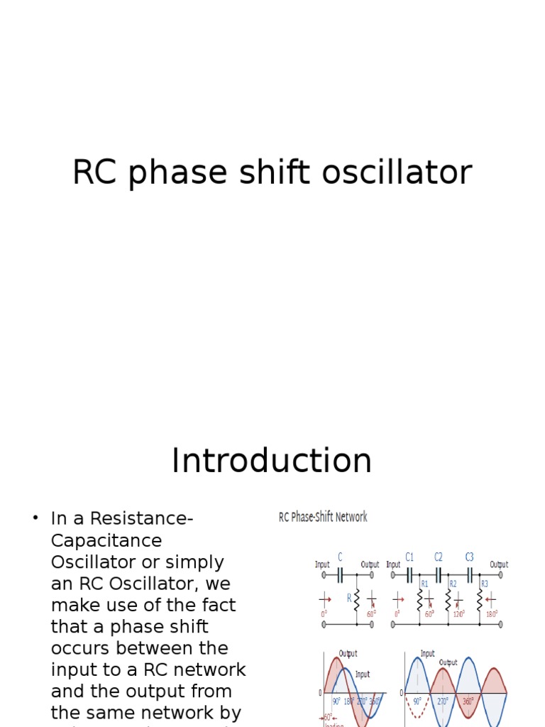 RC phase shift oscillator.ppt