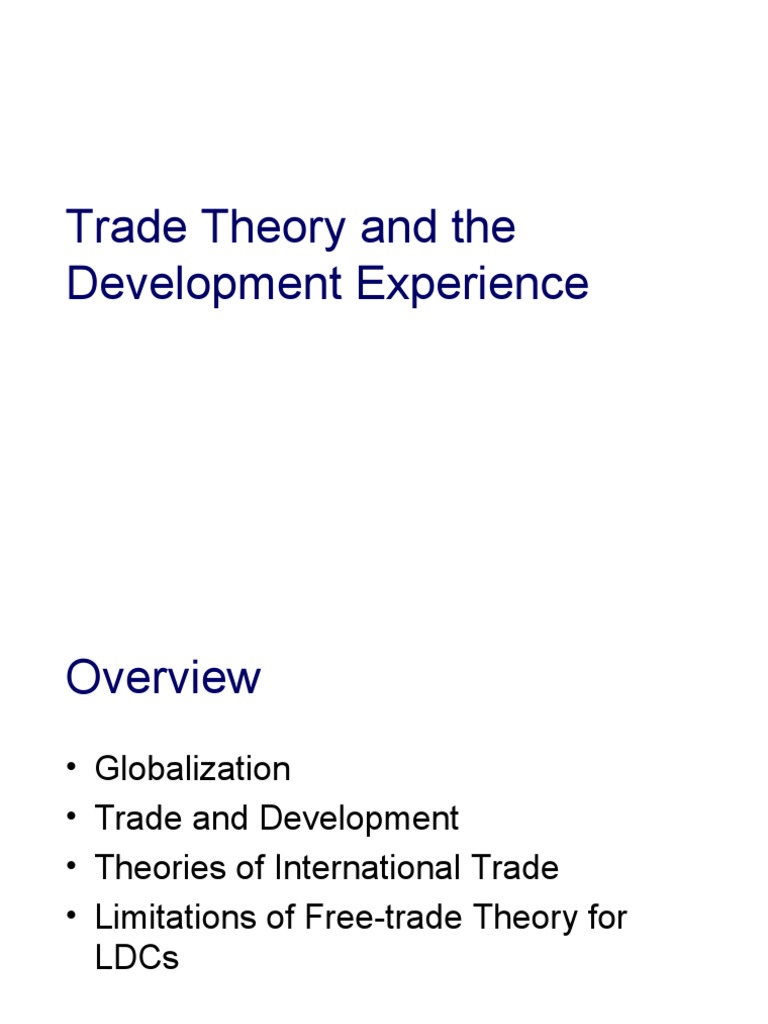 Trade and Development | Download Free PDF | Globalization | Monopoly
