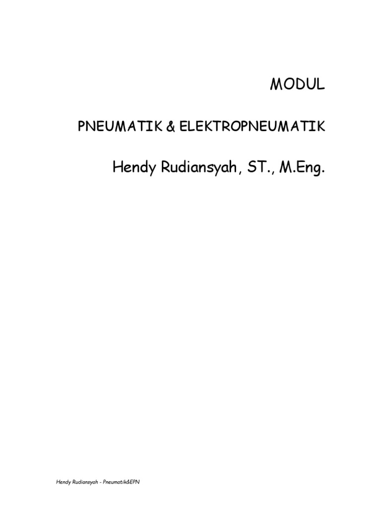 Pneumatik Modul | PDF | Metode & Bahan Ajar