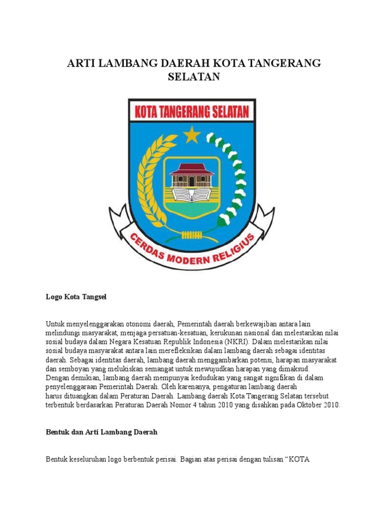 Logo Tangsel | PDF