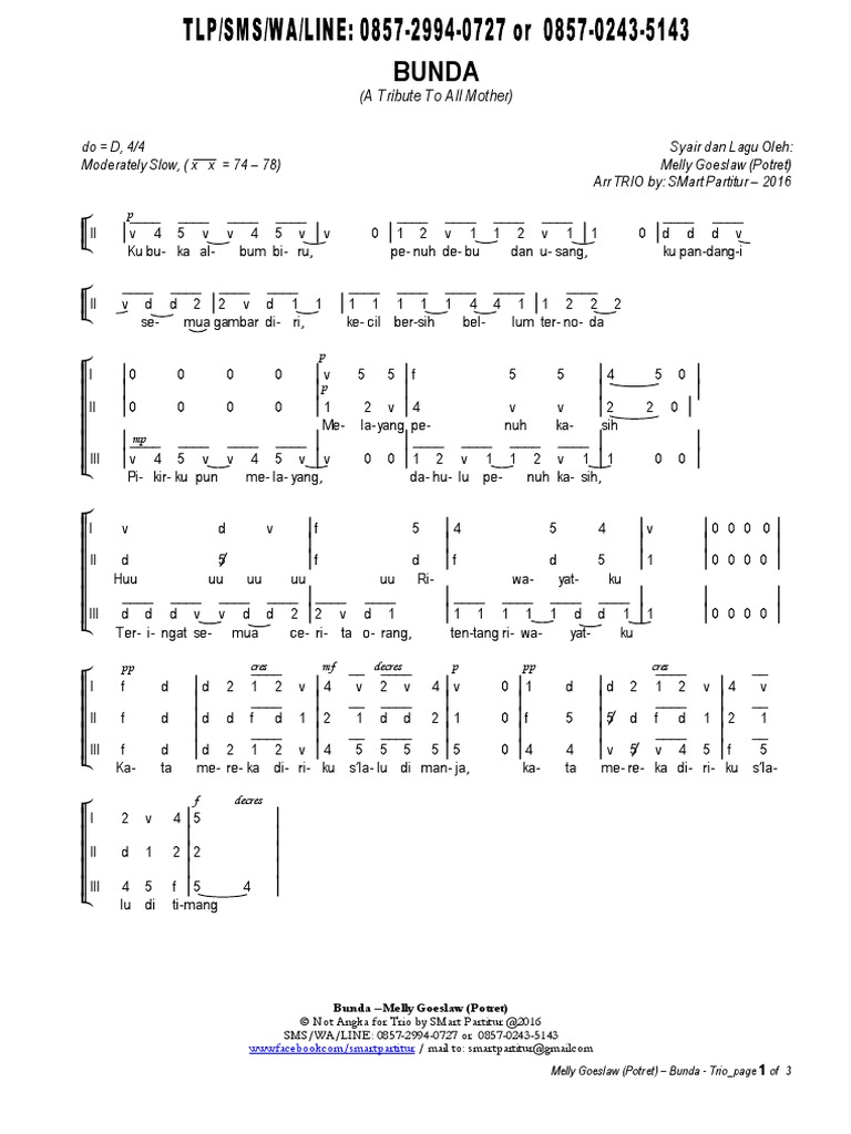 Bunda - Potret - Trio | PDF