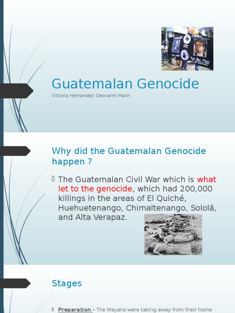 Guatemalan Genocide: Causes and Consequences | PDF | Politics | Social ...