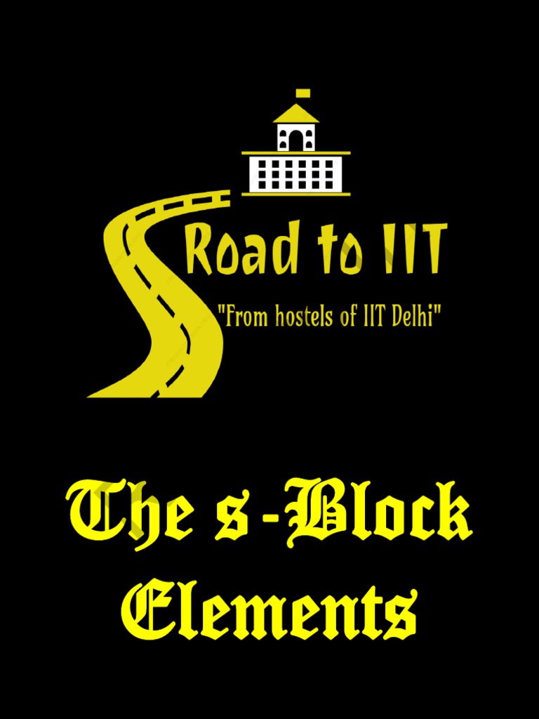 S Block Elements | PDF