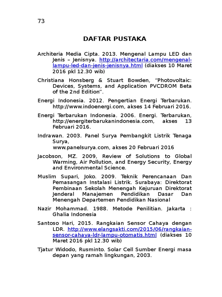Daftar Pustaka | PDF