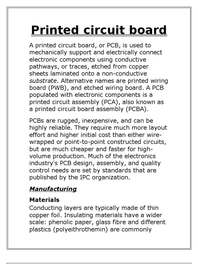 10 Printed Circuit Board | PDF | Printed Circuit Board | Industrial Processes