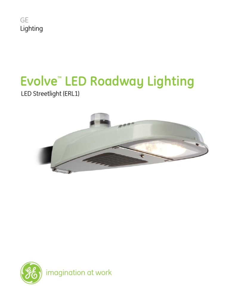OLP3093 GE LED Evolve Low Wattage Street Light ERL1 Data Sheet Tcm201 ...