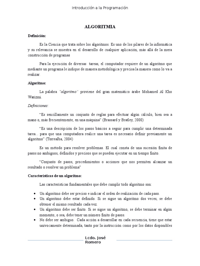 Algoritmia Pdf