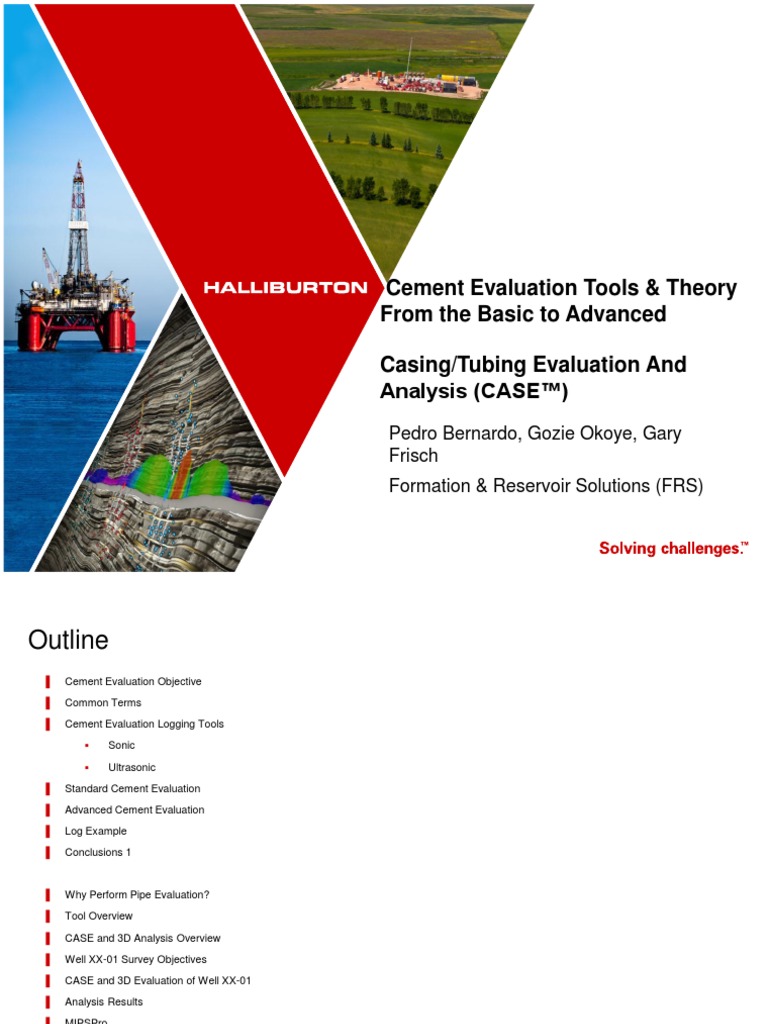 Cement Evaluation Tools | PDF | Casing (Borehole) | Ultrasound
