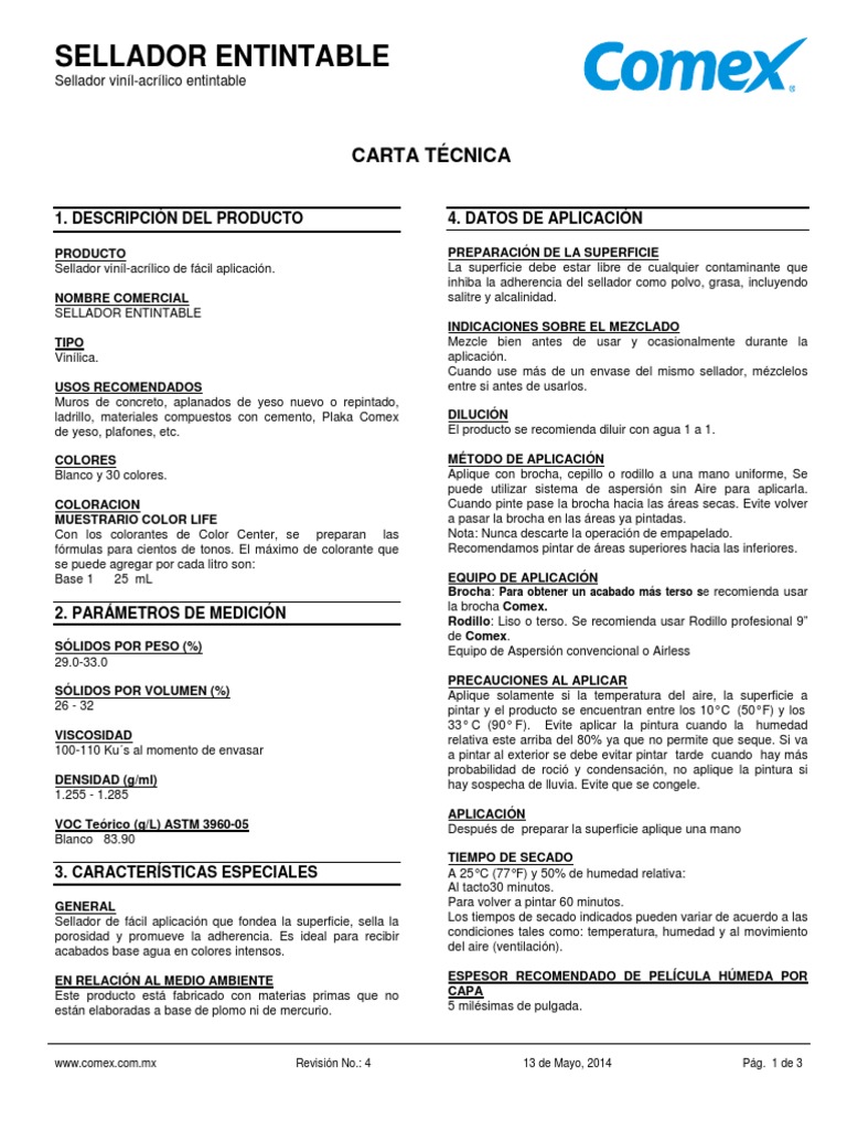 Sellador Entintable | Cepillo | Pinturas