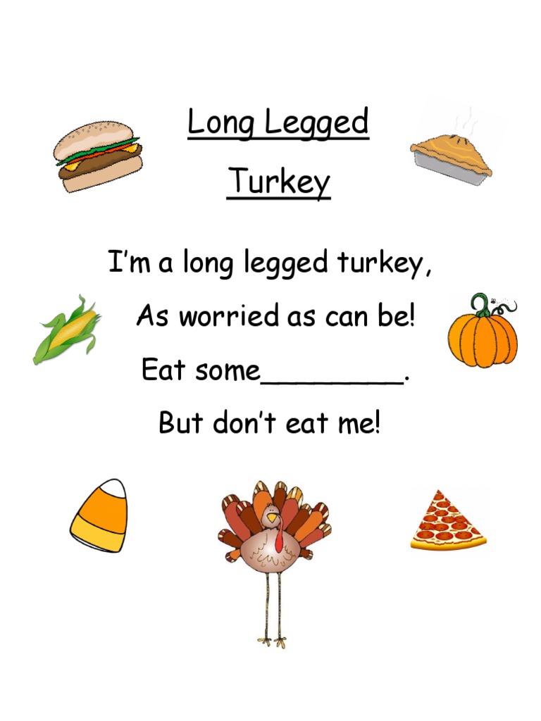 Long Legged Turkey Poem | PDF