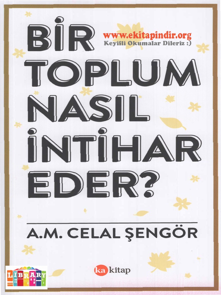 Bir Toplum Nasil Intihar Eder | PDF