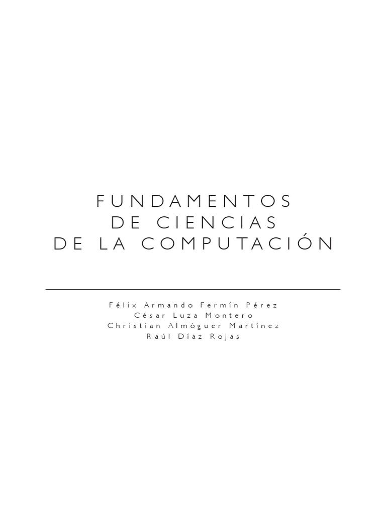 Fundamentos de La Computacion-Cuaderno | PDF | Asistente personal digital | Computadoras personales