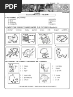 Zoo Animals Cut and Paste Activity | PDF