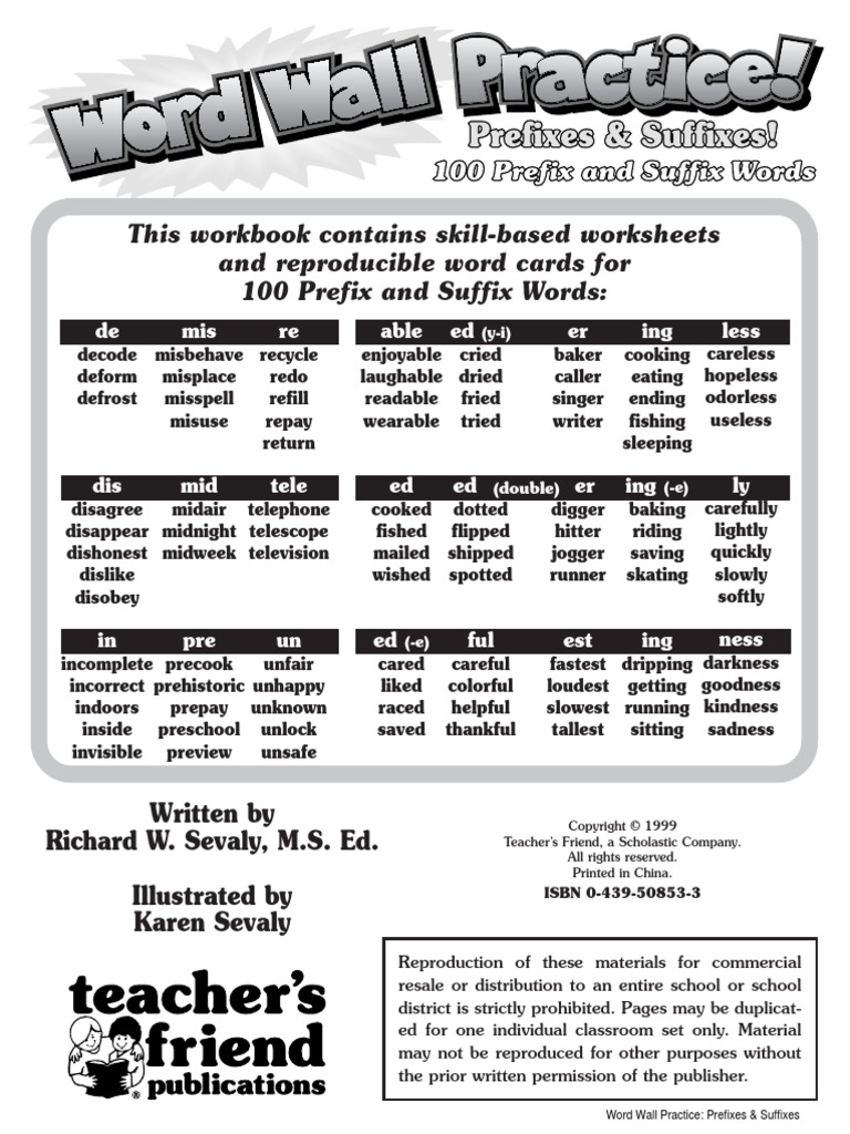 Prefix-Suffix Book PDF | PDF