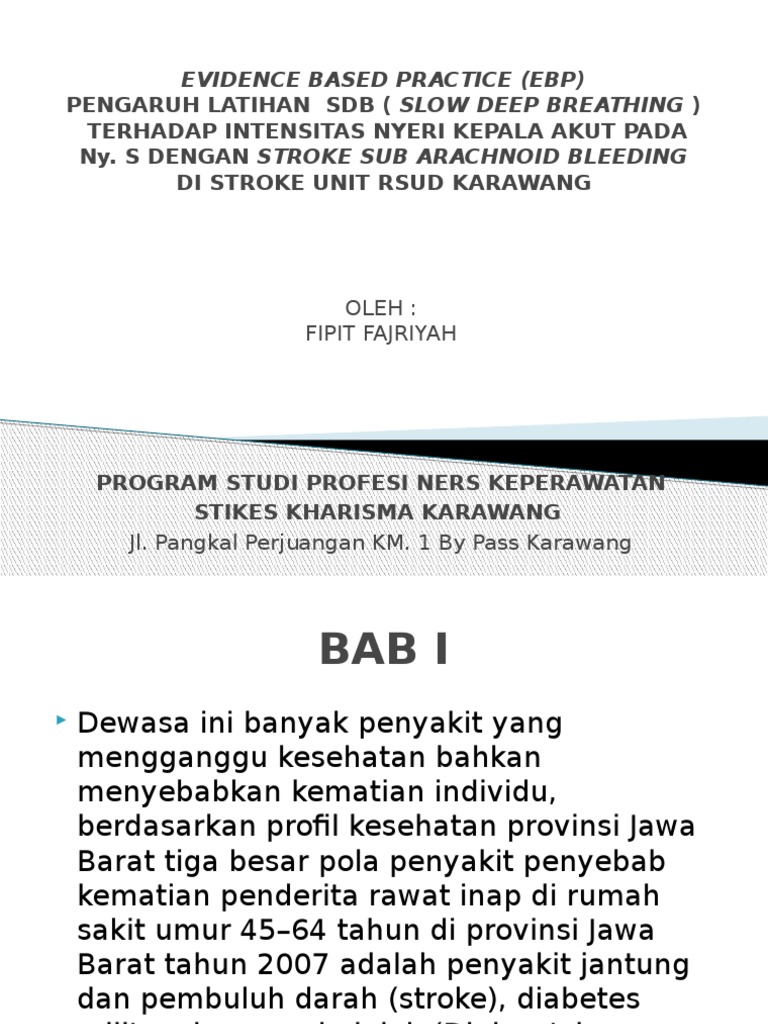 Evidence Based Practice (Ebp) PPT SDB | PDF
